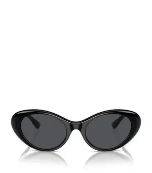 Versace Injected Ve4455u Sunglasses - Black