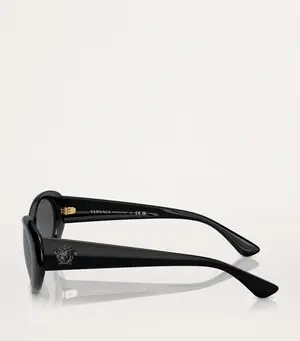 Versace Injected Ve4455u Sunglasses - Black