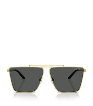 Versace Ve2266 Sunglasses - Gold
