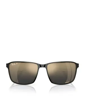 Ray-ban Metal Rb3721ch Chromance Sunglasses - Black