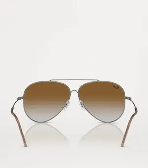 Ray-ban Metal Aviator Sunglasses - Grey
