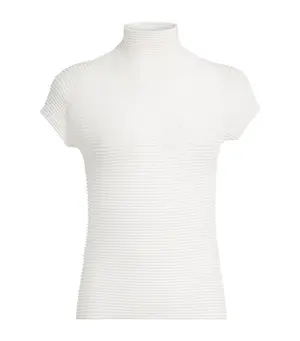 Issey Miyake Off The Shoulder Blouses
