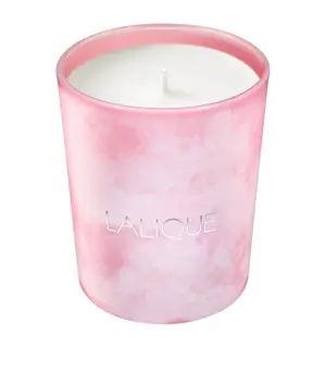 Lalique Rose Nebula Scented Candle - Pink