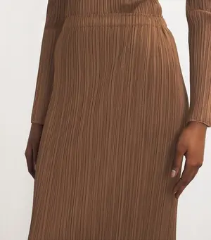 Issey Miyake Pleated Maxi Skirt