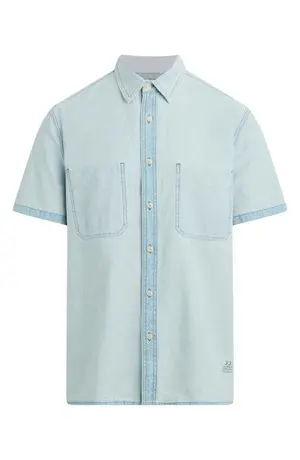 Joe's Jeans Reverse Chambray Camp Shirt