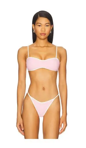 L*Space Selena Bikini Top - Pink Sugar & Cream