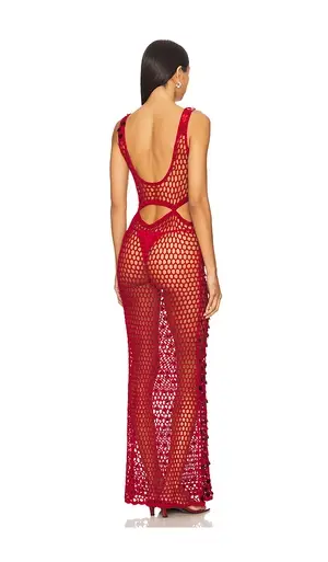 Superdown Elena Maxi Dress - Raspberry
