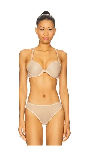 SKARLETT BLUE Spellbound Front Close Spacer Bra In Nude - Nylon