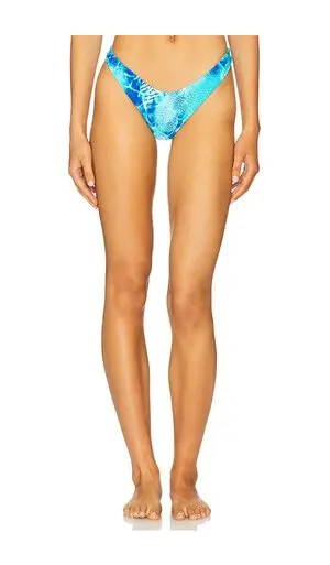 Luli Fama High Brazilian Bikini Bottom - Multicolor