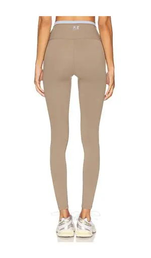 P.E Nation Vita Full Length Legging - Fawn & Dusty Blue
