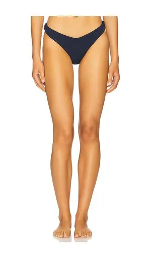 Devon Windsor Gene Bikini Bottom Textured Navy