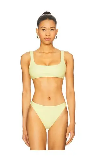 LOVERS AND FRIENDS Arielle Bikini Top - Butter Yellow