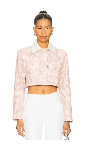 Gcds Tweed Crop Jacket