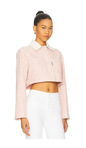 Gcds Tweed Crop Jacket