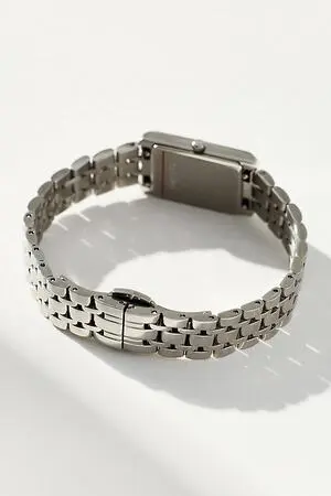 CENDRE Kelly Rectangle Watch - Silver / Silver