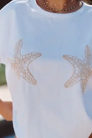 ELOQUII Plus Starfish Tee