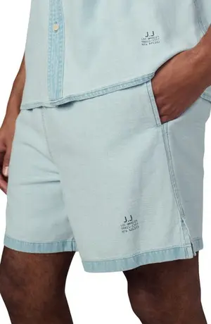 Joe's Jeans Reverse Chambray Loose Fit Pull-on Shorts