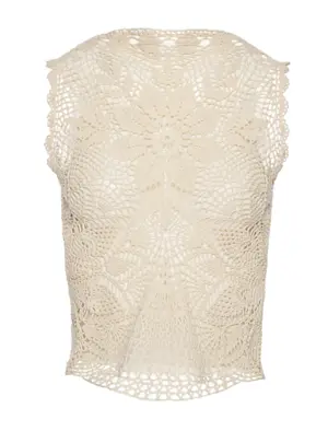 Magda Butrym Crocheted Cotton Top
