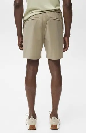 Mango Coolmax® Bermuda Shorts - Khaki