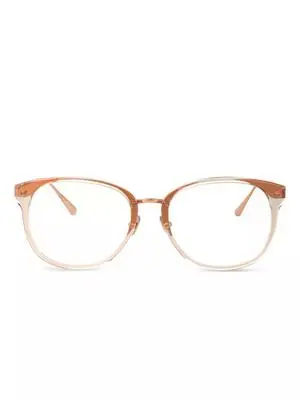 Linda Farrow Cyrus Round-frame Eyeglasses
