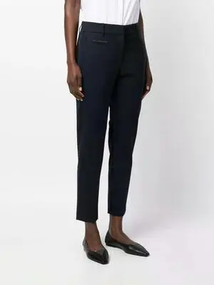 Brunello Cucinelli Monili Bead-embellished Cropped Trousers