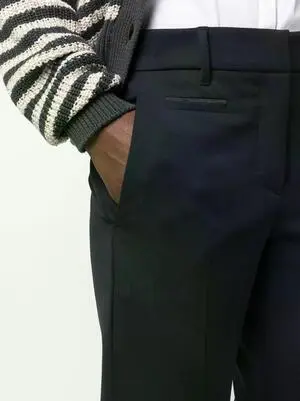 Brunello Cucinelli Monili Bead-embellished Cropped Trousers