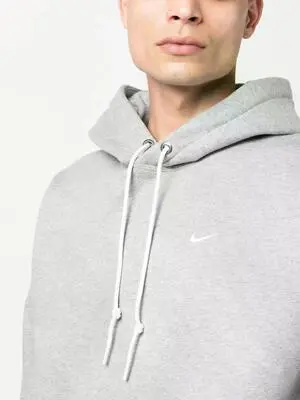 Nike Logo-embroidered Cotton Hoodie