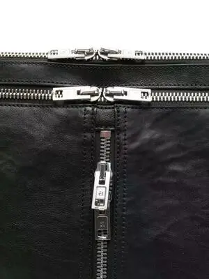 Alexander Wang Double-zip Leather Clutch - Black