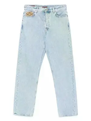 Gucci Gg Canvas Insert Jeans
