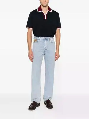 Gucci Gg Canvas Insert Jeans