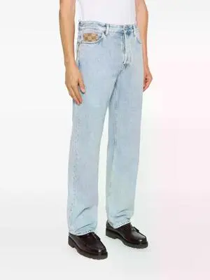 Gucci Gg Canvas Insert Jeans