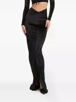 Fiorucci Velvet Maxi Skirt