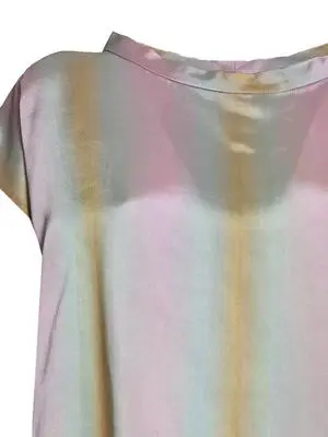 Aspesi Stripe-print Short-sleeves Top