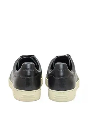 TOM FORD Perforated Leather Sneakers - Black