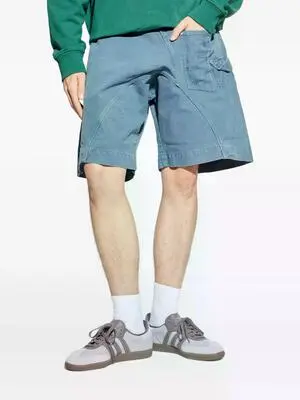JW Anderson Twisted Workwear Anchor-patch Denim Shorts