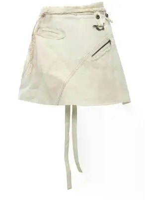 HYEIN SEO Pleated Wrap Skirt - Neutrals
