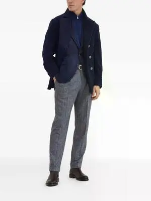 Brunello Cucinelli High-neck Zip-up Sweater