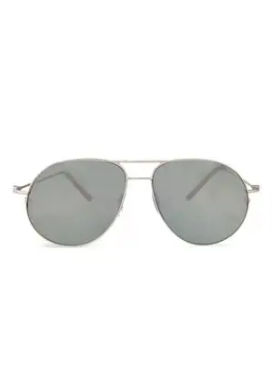 Moncler Pilot-frame Sunglasses - Silver