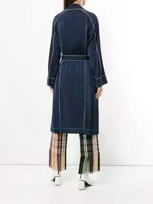 A BATHING APE Striped Wrap Jacket