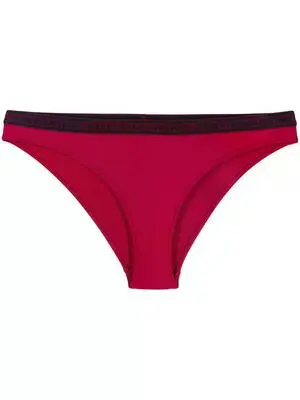 Stella McCartney Logo-trim Bikini Bottom - Red