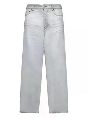 Balenciaga Logo-patch Jeans - Grey