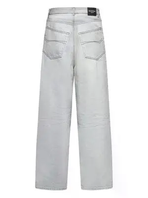 Balenciaga Logo-patch Jeans - Grey
