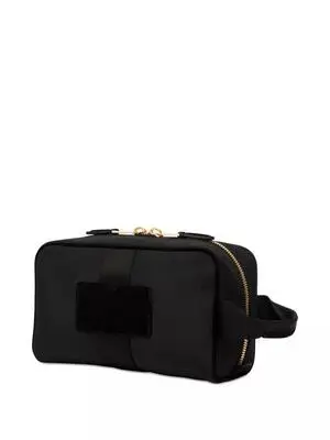 Moschino Logo-plaque Zip-top Wash Bag