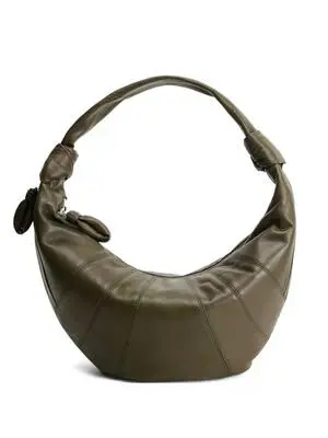 LEMAIRE Fortune Croissant Shoulder Bag In Nappa Lambskin - Neutrals
