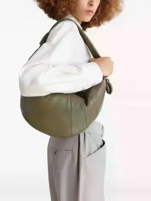 LEMAIRE Fortune Croissant Shoulder Bag In Nappa Lambskin - Neutrals