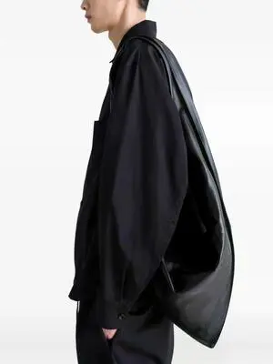 LEMAIRE Twisted-strap Shoulder Bag - Black