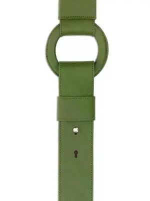 Prada Leather Oval-ring Shoulder Strap