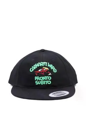 Carhartt Work In Progress Embroidered-logo Baseball Cap - Black