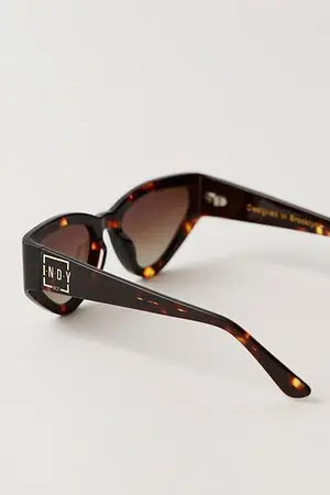 INDY Nolita Cat Eye Sunglasses - Tort