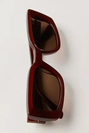 INDY Palm Square Sunglasses - Brown